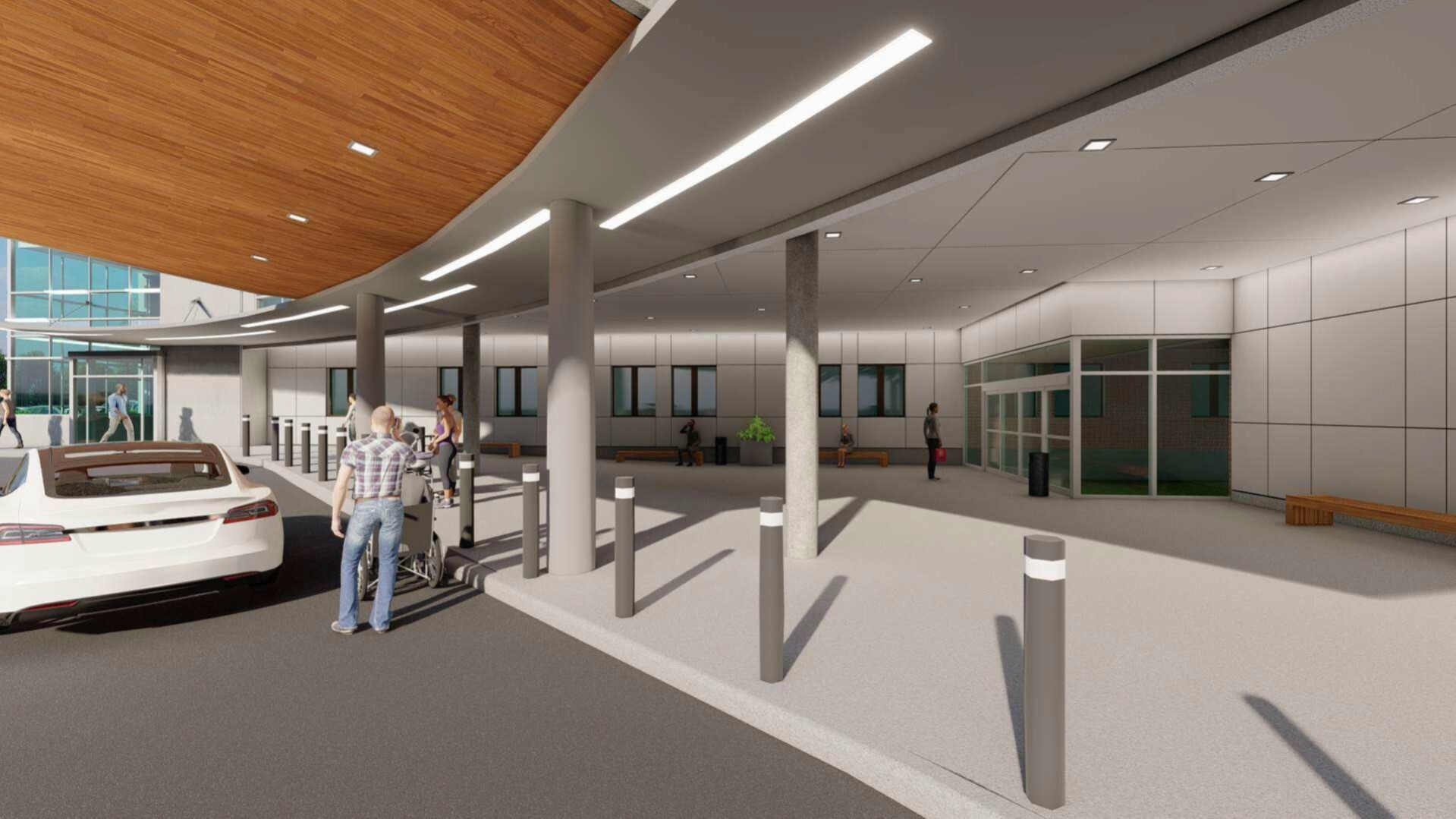 Hospital Main Entrance - South County Health | Construction Upgrades ...